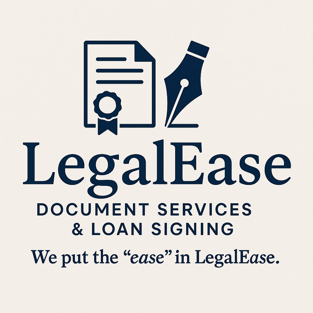 Certified Loan Signing Agent Near Me | LegalEase Docs CA